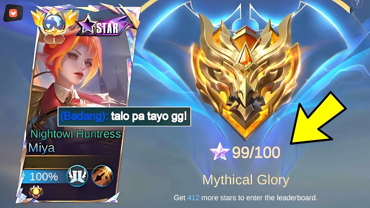 MY LAST MATCH BEFORE MYTHICAL IMMORTAL!🔥 HYPER CARRY MIYA SOLO RANK ...