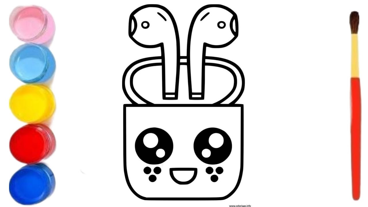 drawing a earbuds for kids and toddlers #larning simple drawing🥳 - YouTube