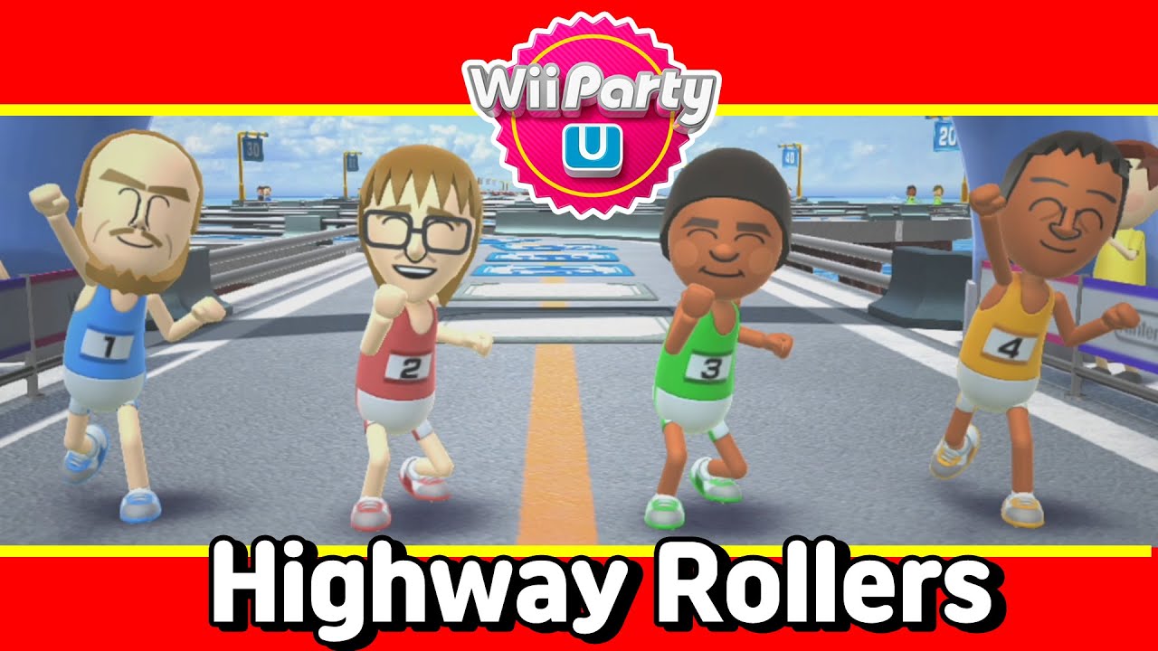 Wii Party U - Highway Rollers ( Expert Diffuculty ) Ian, Merrick ...
