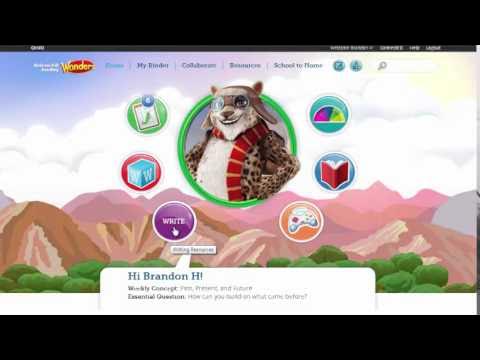 Quick Tour of What Students See in the Reading Wonders Dashboard - YouTube