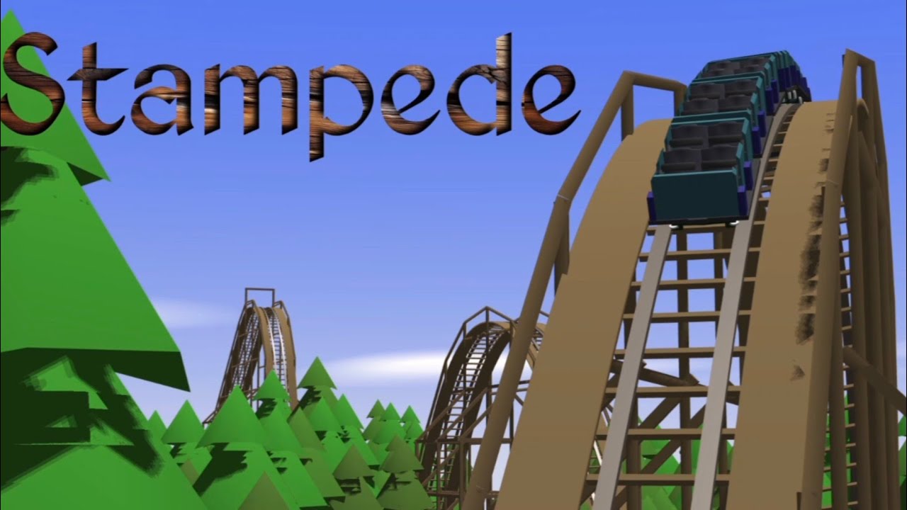 Stampede (Ultimate Coaster 2) Gravity Group Wooden Coaster - YouTube