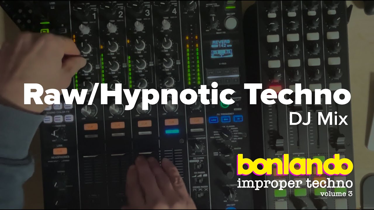 Raw and Hypnotic Berlin Techno - Live DJ mix - Improper techno volume 3 - YouTube