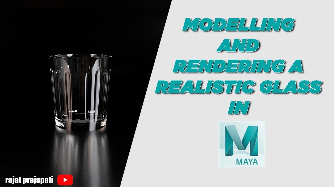 CREATING REALISTIC GLASS MODEL IN AUTODESK MAYA || BEGINNER TUTORIAL ...