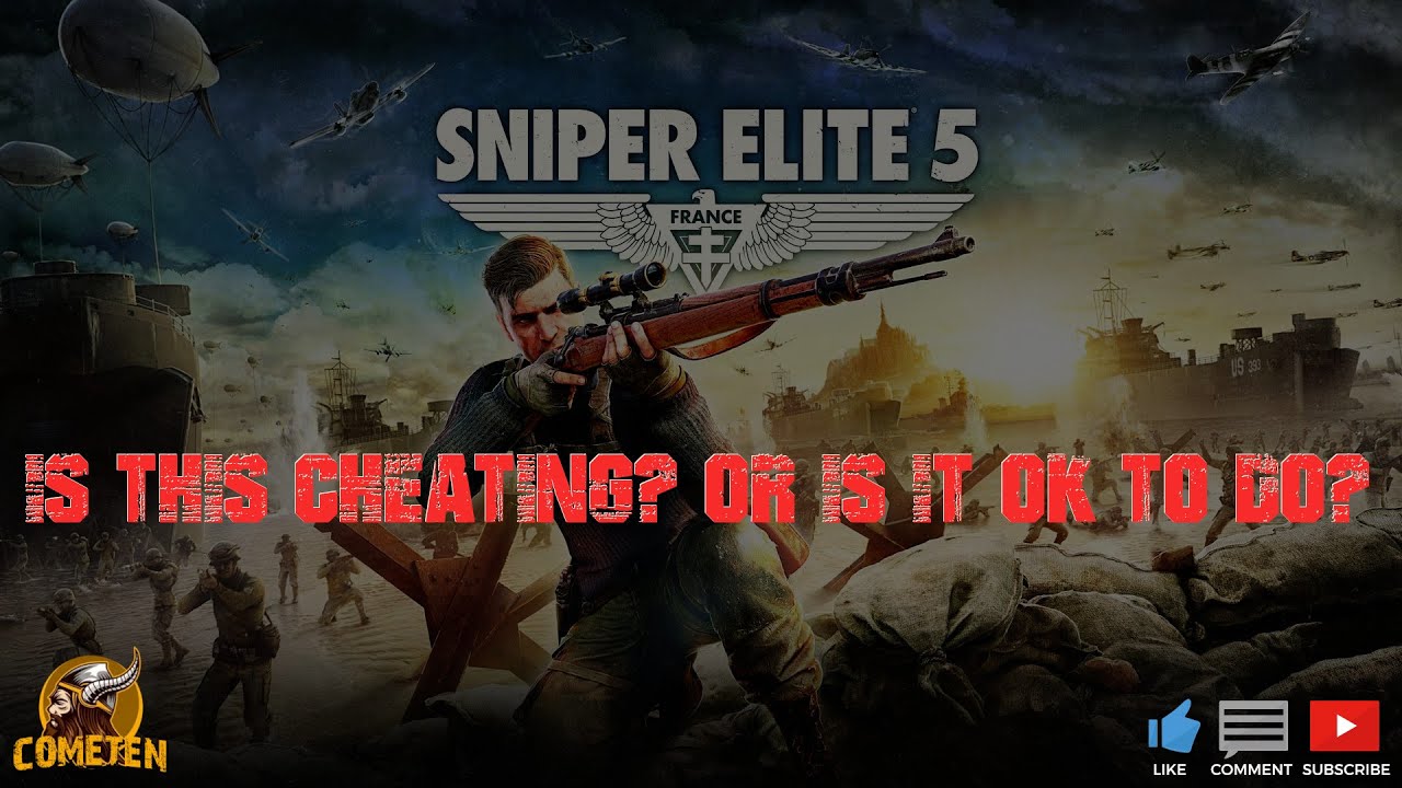 Sniper Elite 5 - Is this Cheating? Or is it OK to do? - YouTube