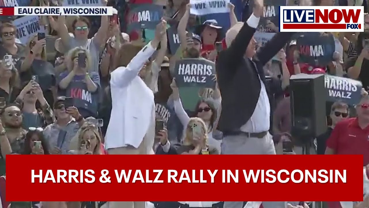WATCH IN FULL: Harris, Walz speak to crowd at Wisconsin rally | LiveNOW ...