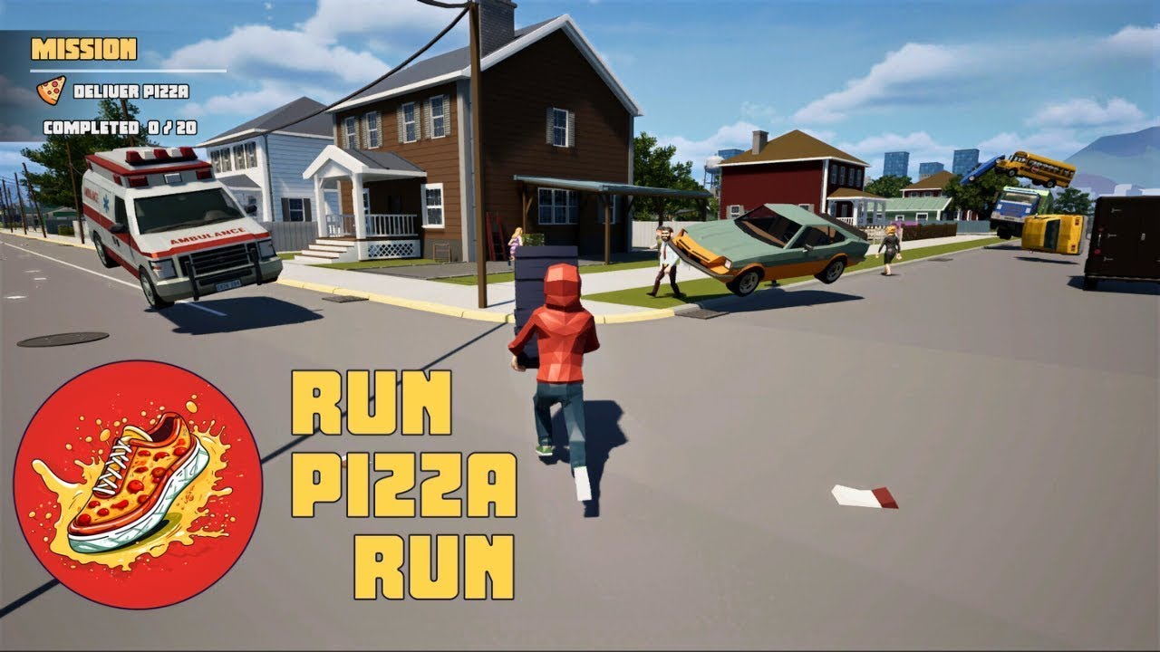 【Run Pizza Run】ピザを運ぶゲーム - YouTube