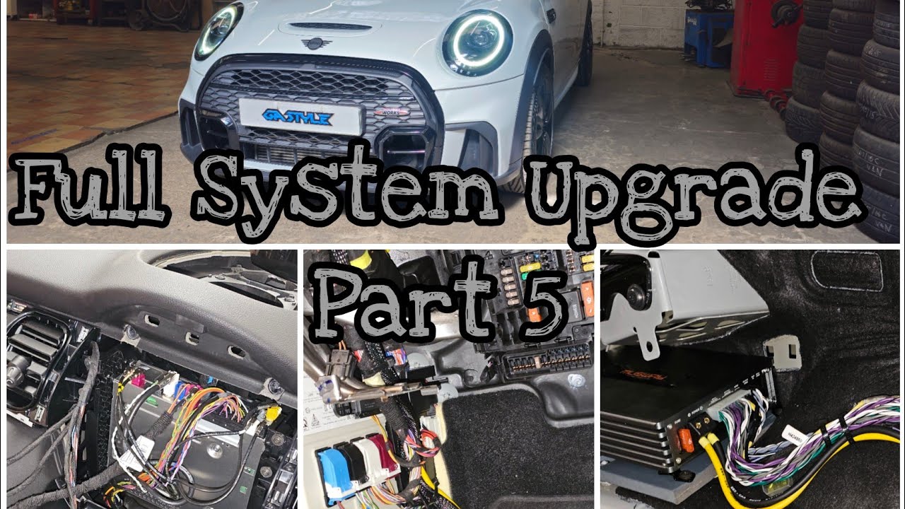 Mini Cooper S 2022 F56 Sound System Upgrade. Headunit Removal and ...