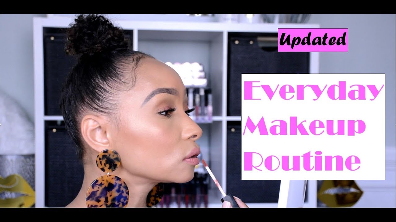 Updated Everyday Makeup Routine| Time Saving Makeup Tips - YouTube
