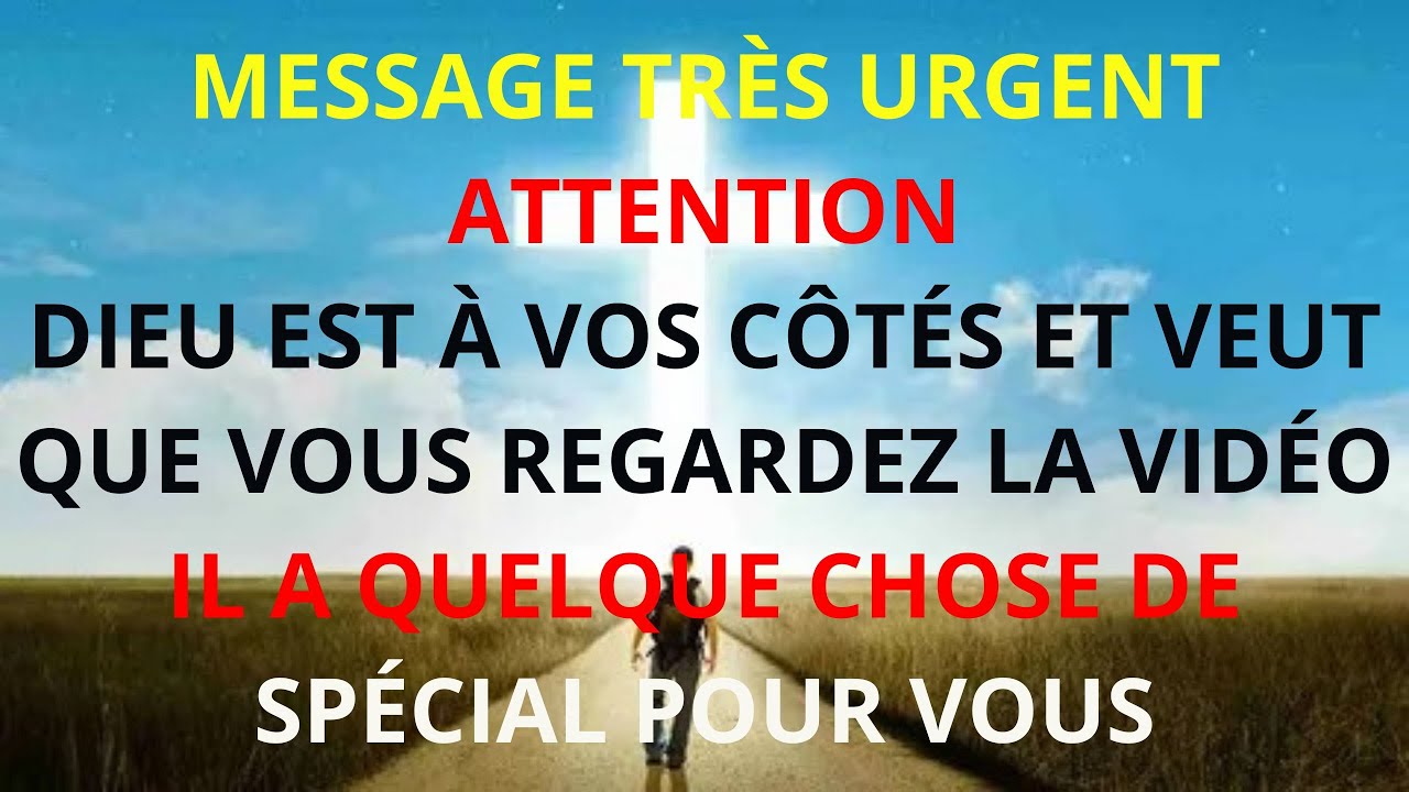 Message de Dieu: Dieu est avec vous maintenant le message urgent que ...