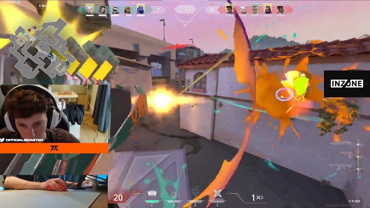 13-1! MVP! SUNSET! FNATIC BOASTER RAZE VALORANT RANKED GAMEPLAY [Full ...