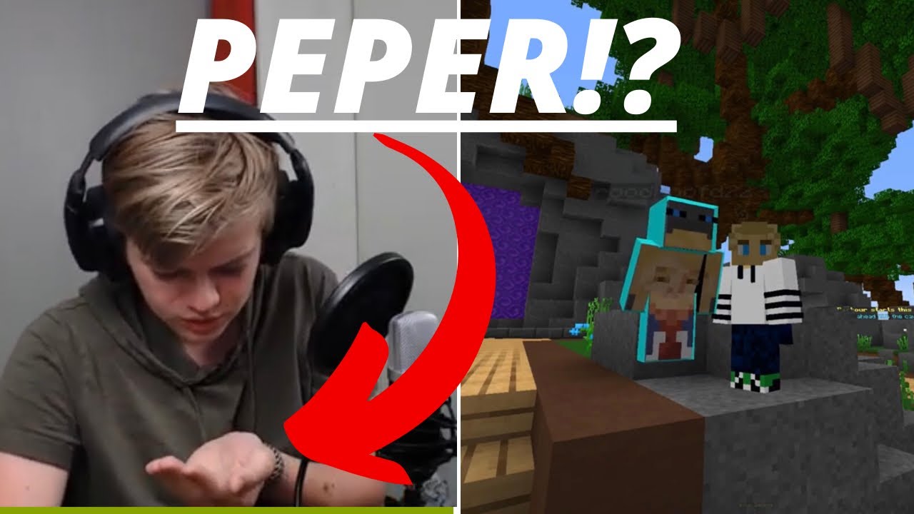 Ik doe de PEPER CHALLENGE in Minecraft!? - YouTube