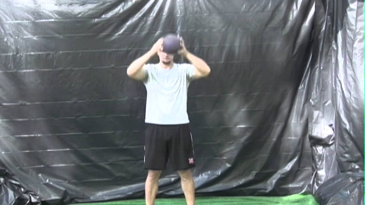 Overhead Medicine Ball Toss - YouTube