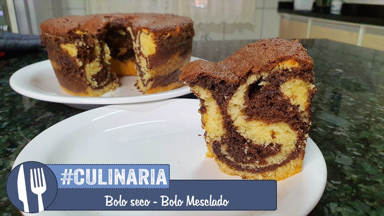 #CULINARIA | BOLO SECO - RECEITA BOLO MESCLADO - YouTube