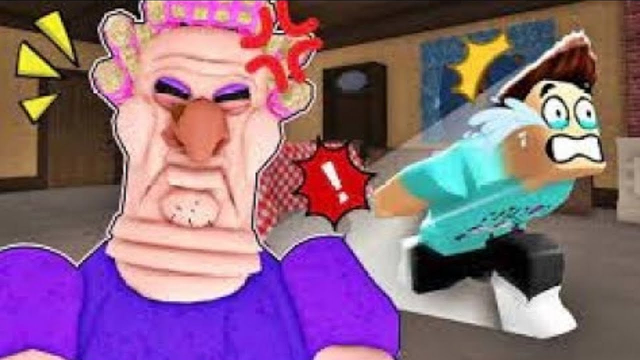 ÇILGIN BÜYÜKANNE BANA SALDIRDI !!! Roblox GRUMPY GRAN! SCARY OBBY - YouTube