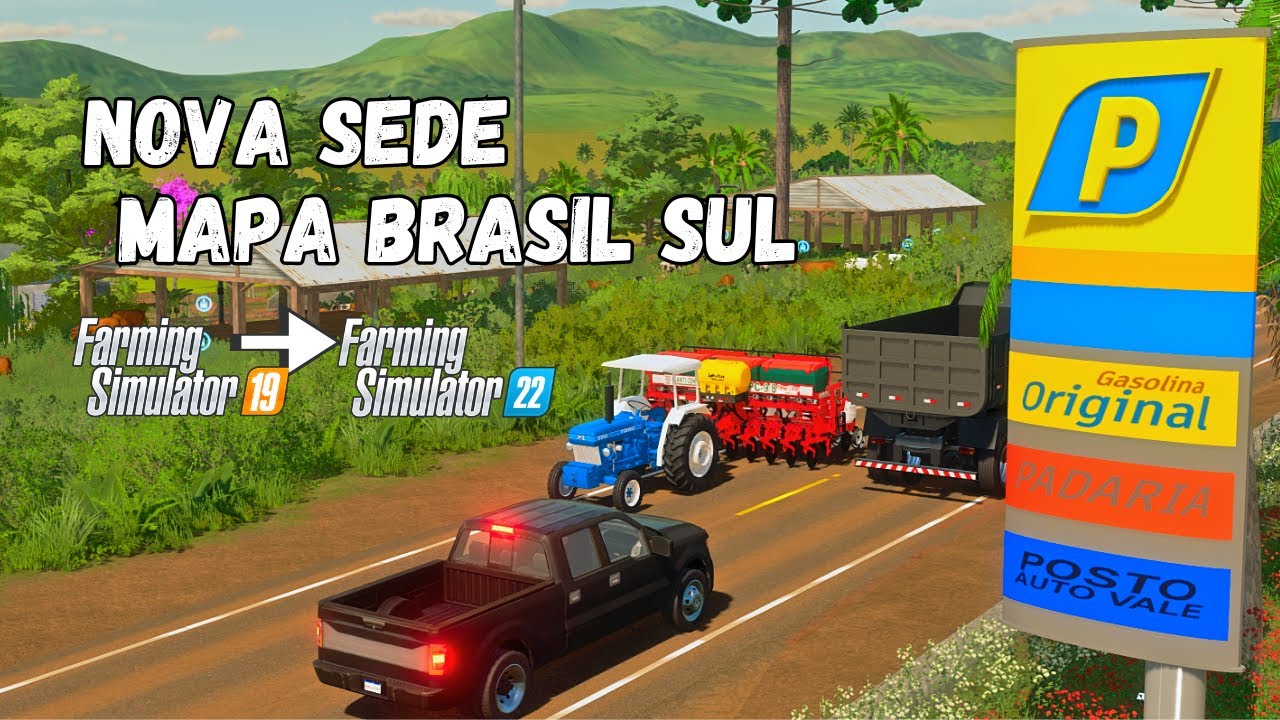 Construindo minha Sede no Mapa Sul do Brasil | Farming Simulator 22 ...