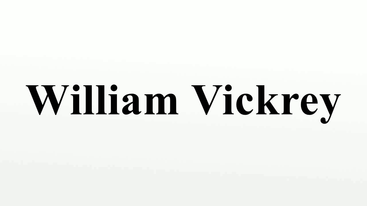 William Vickrey - YouTube