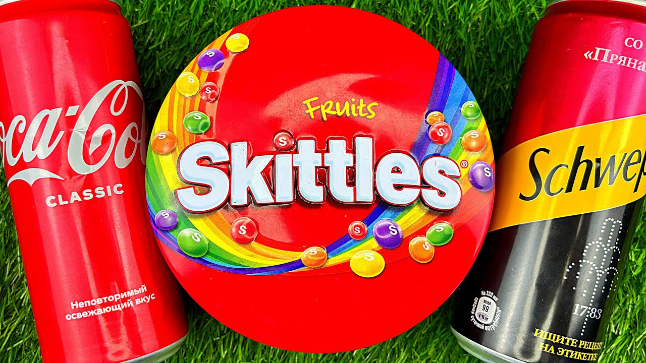 Satisfying Video ASMR | Opening Skittles Candy From Special Red Box Red ...