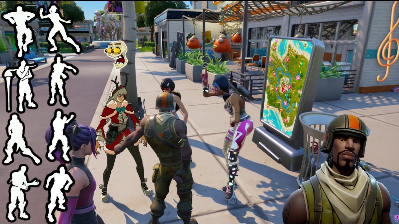 Aerial Assault Trooper Flexing RARE Emotes In Fortnite...😳 (Party ...