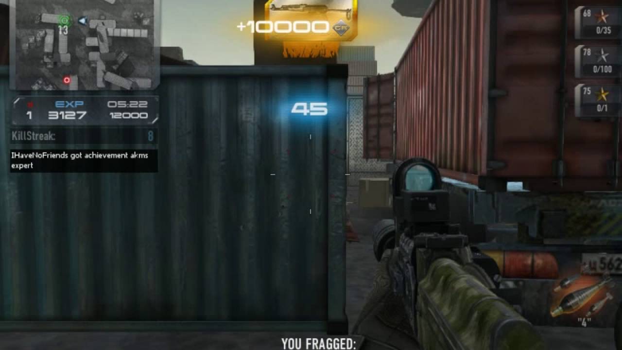 contract wars AKMS achivement - YouTube