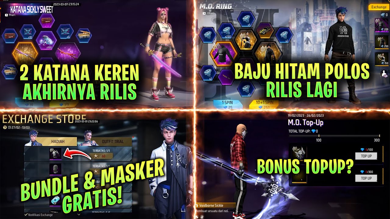 EVENT MONSON ORAKI RILIS - KATANA VALENTINE KEREN BANGET - TRIK SPIN ...