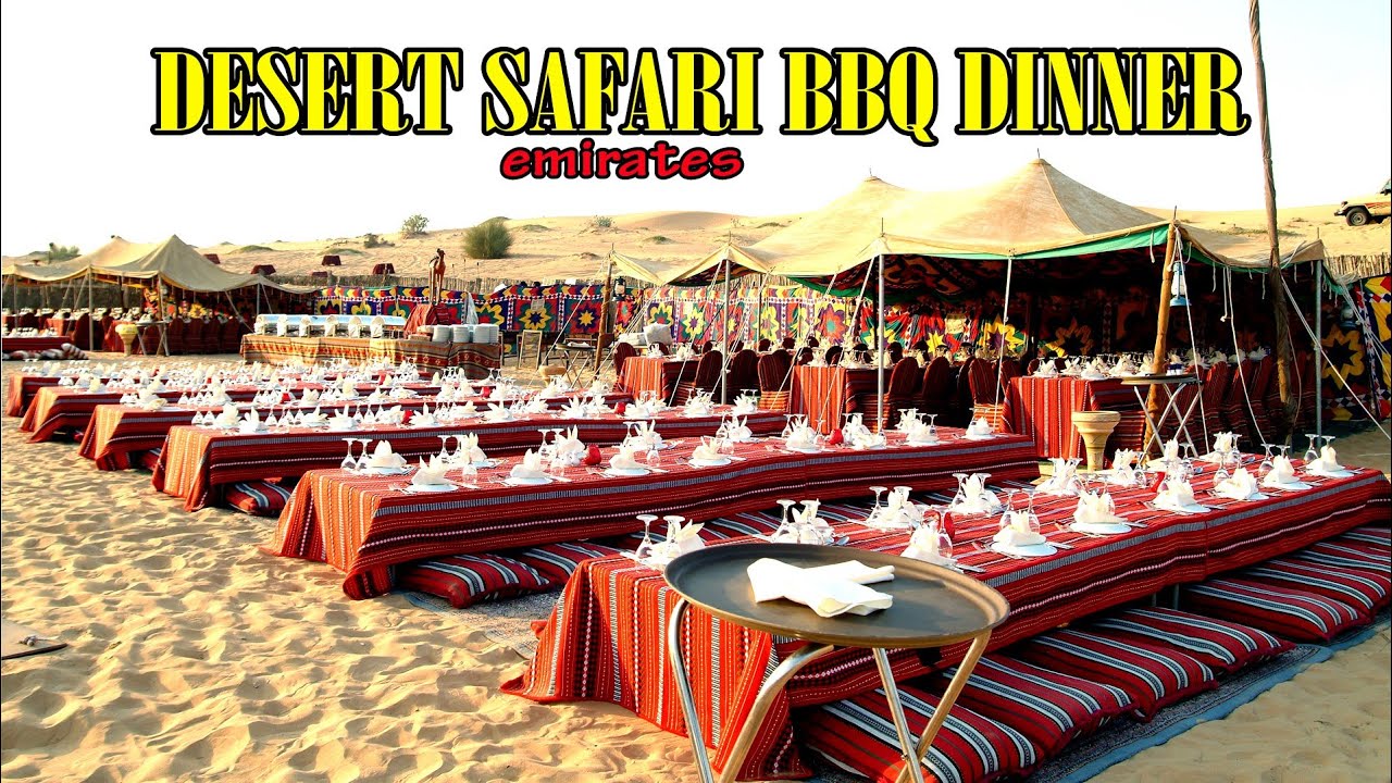 DESERT SAFARI BBQ DINNER DUBAI | UNITED ARAB EMIRATES - YouTube