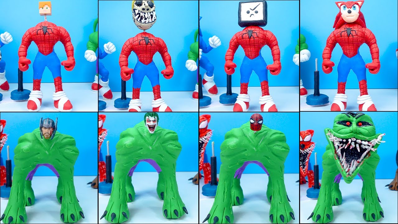 FIX HEAD HORROR SUPERHEROES VERSION | epic head swap mod minecraft ...