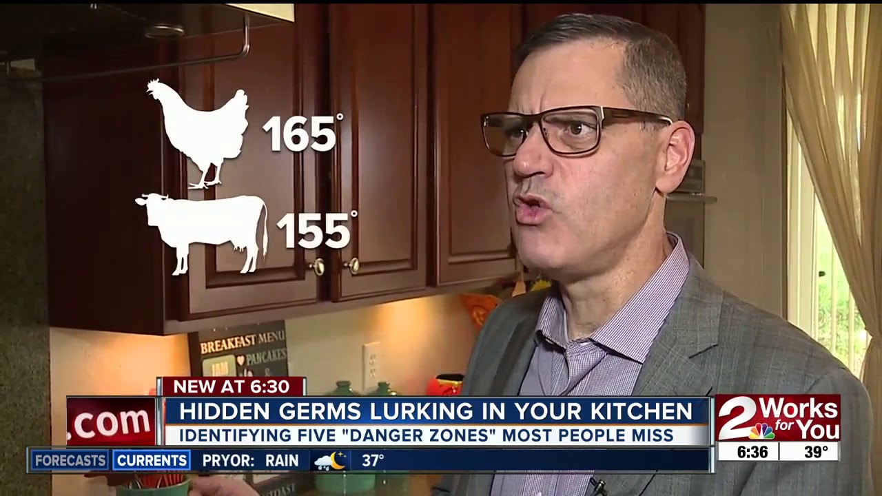 Hidden germs lurking in your kitchen - YouTube