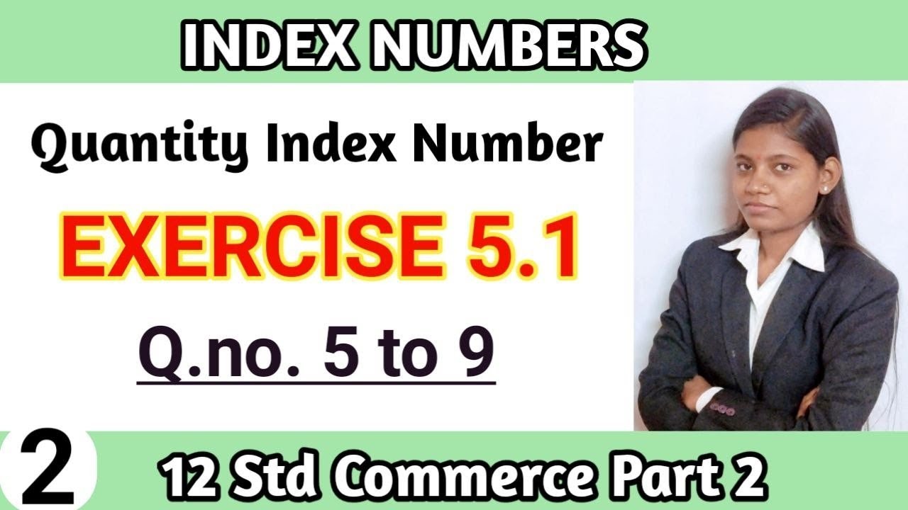 statistics class 12 chapter 5 index number | exercise 5.1 commerce part ...
