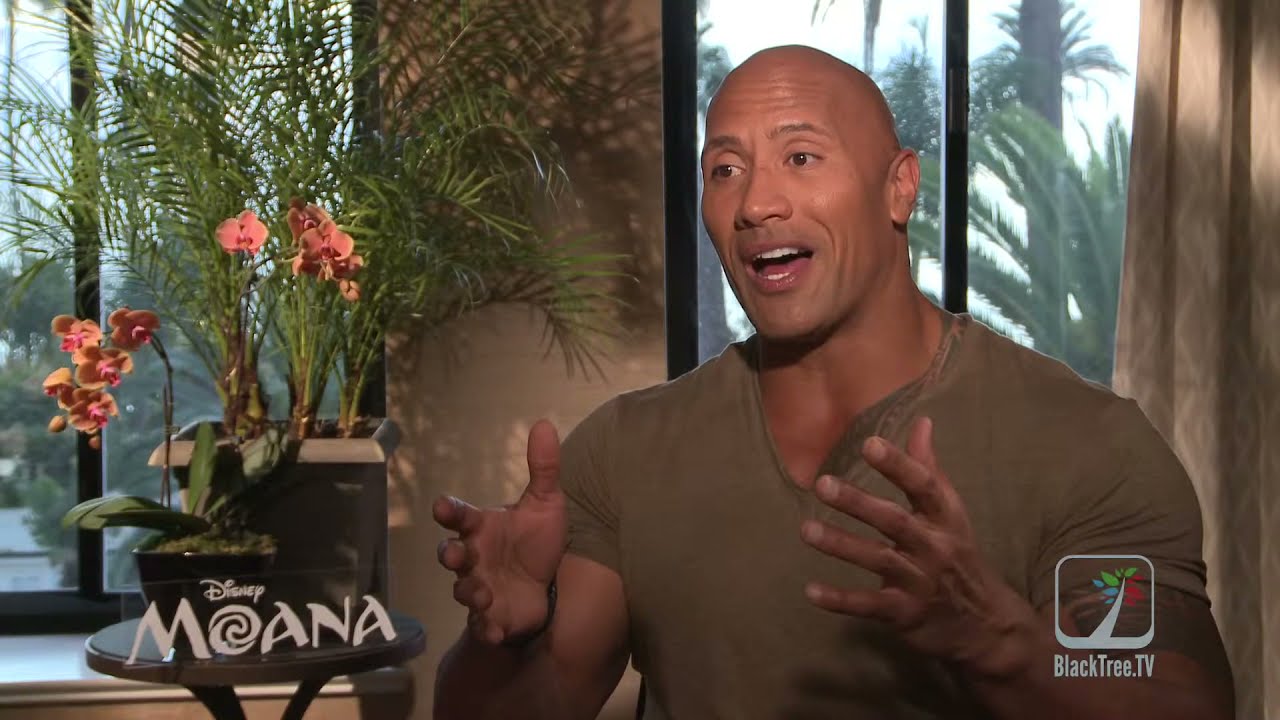 The Rock interview for Moana - YouTube