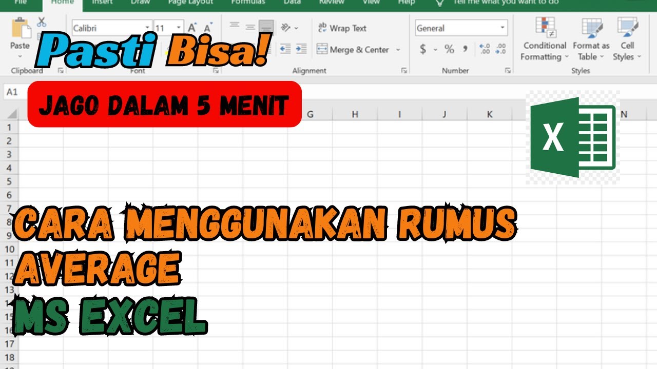 2 Jago Excel dalam 5 Menit Cara Menggunakan Rumus AVERAGE - YouTube
