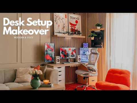 I Built My Dream Home Office Desk Setup - 2026 | Cozy, Modern & Aesthetic