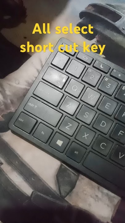 All select shortcut key in computer #keyboard - YouTube