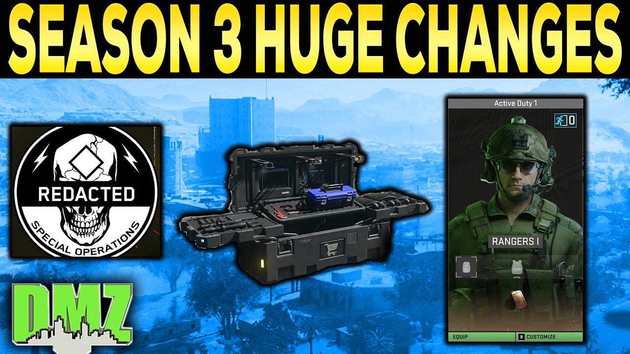 DMZ SEASON 3 ROAD MAP is HUGE - Barter System, Workbench, Active Duty ...