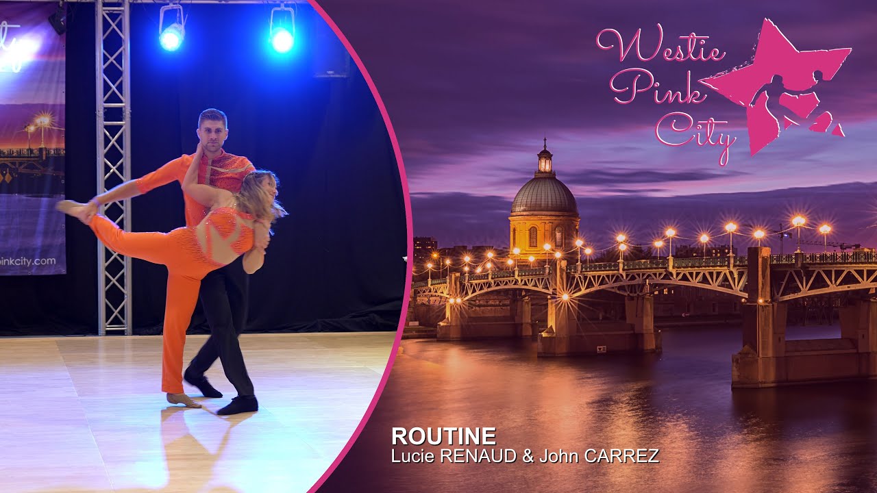 Westie Pink City 2022 - ROUTINES - Lucie RENAULD & John CARREZ - YouTube