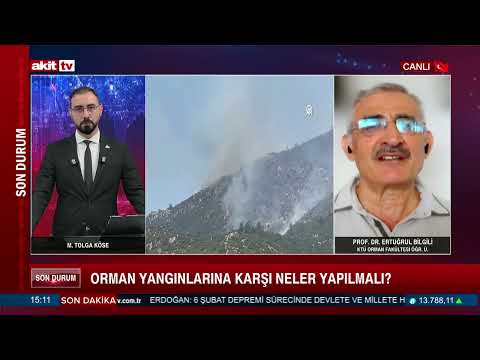 Prof. Dr. Ertuğrul Bilgili: Kaş yangınını değerlendirdi #Haber #Gündem