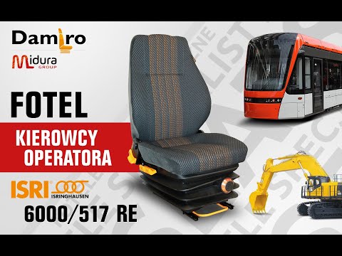 Fotel kierowcy operatora ISRI 6000/517 ZAWIESZENIE MECHANICZNE nie Grammer