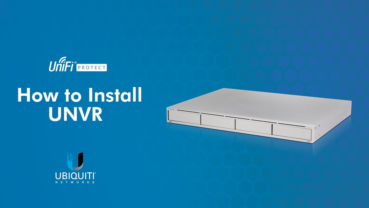 IT Tips: How to Install Ubiquiti UniFi Protect UNVR - YouTube