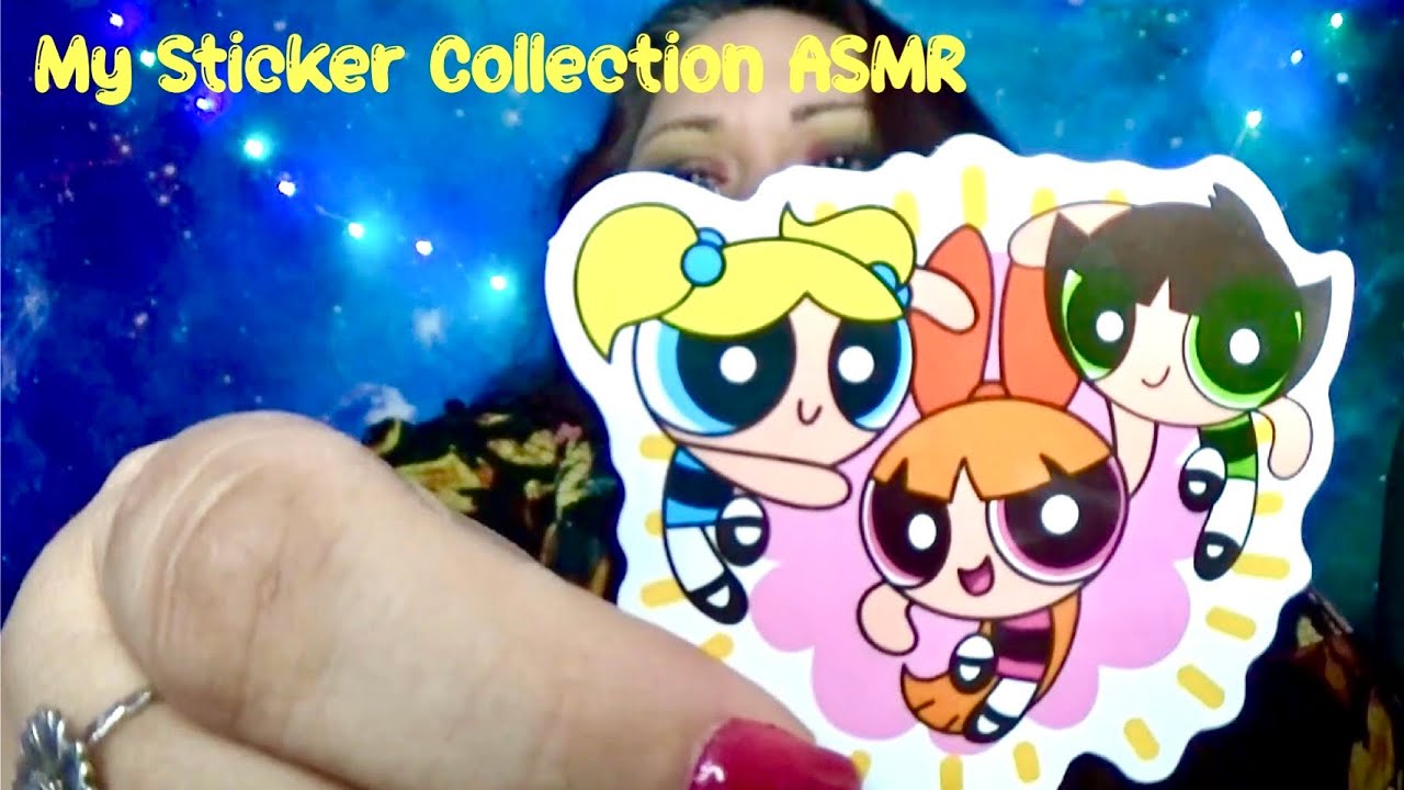 ASMR MY STICKER COLLECTION ( Part 1 ) - YouTube