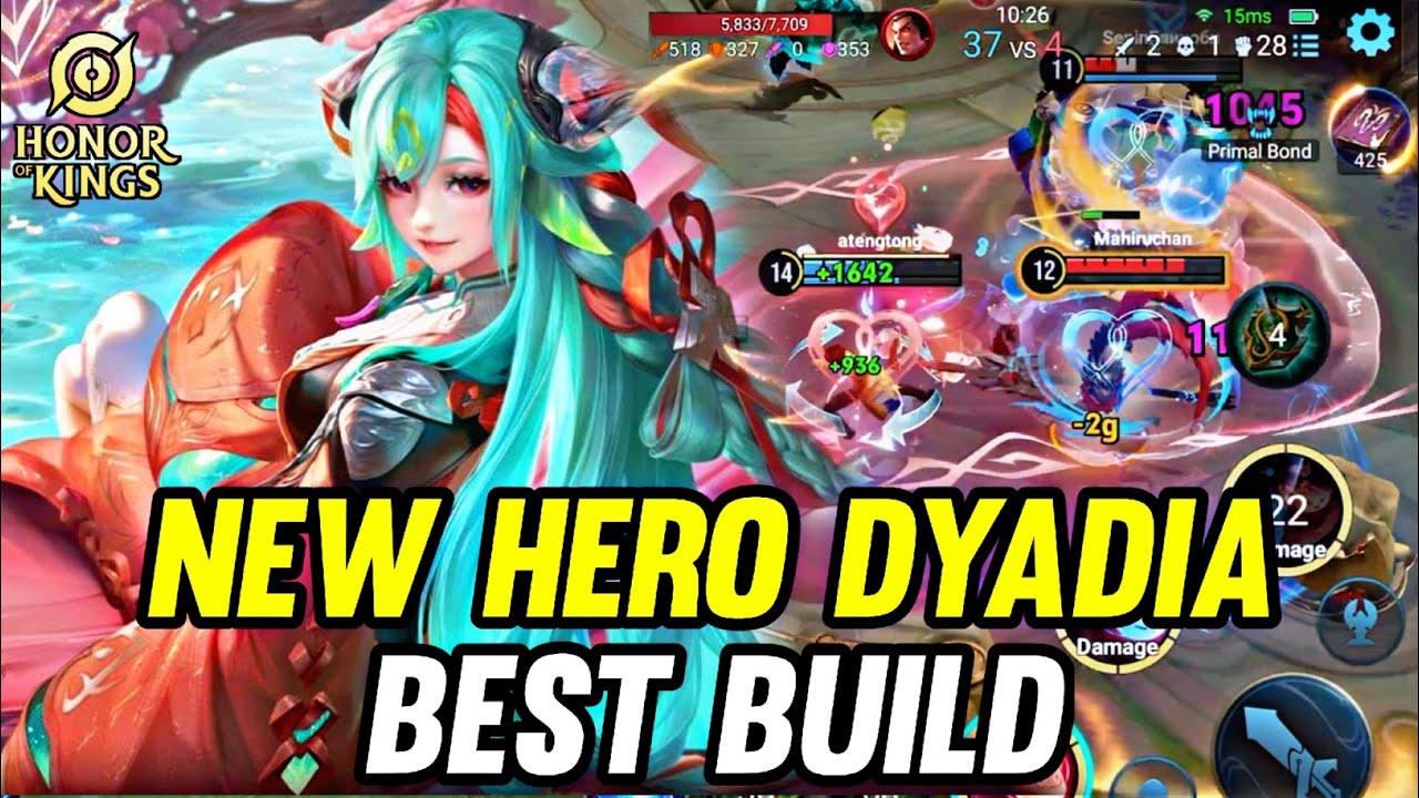 Honor Of Kings (Dyadia) New Hero Dyadia Best Build - YouTube