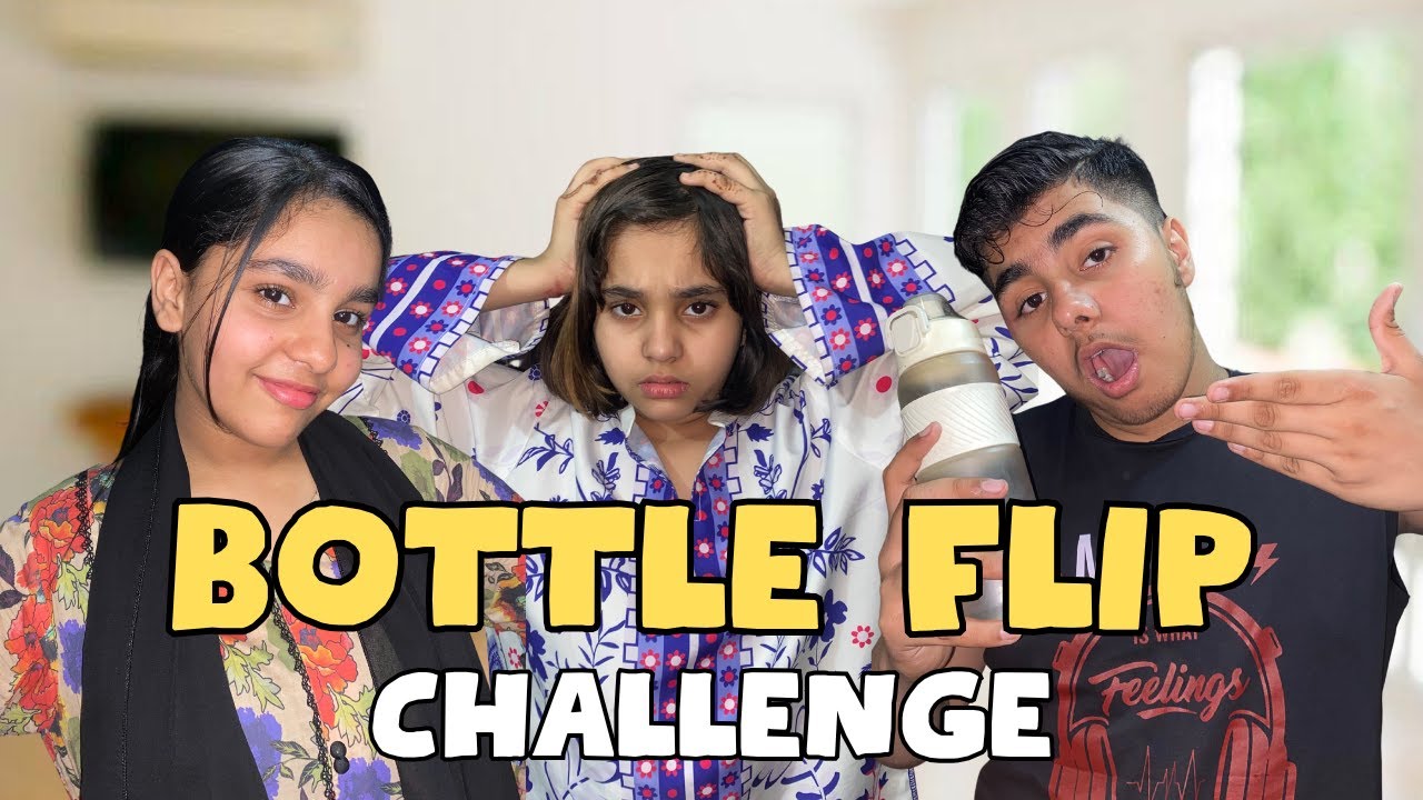 BOTTLE FLIP CHALLENGE // WHO WILL WIN? - YouTube