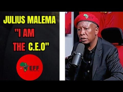QUESTION: Mr Julius As the EFF president, can you tell us about your ...