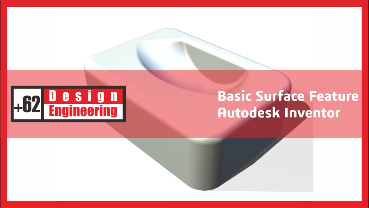 Tutorial Inventor | Basic Surface Feature - YouTube