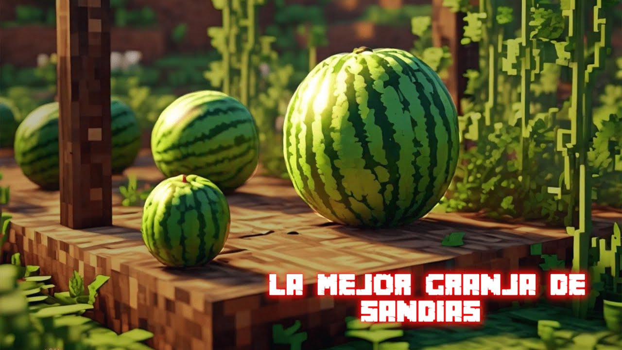 Cómo Hacer una Granja de SANDIAS Y CALABAZAS en Minecraft 1.21 ...