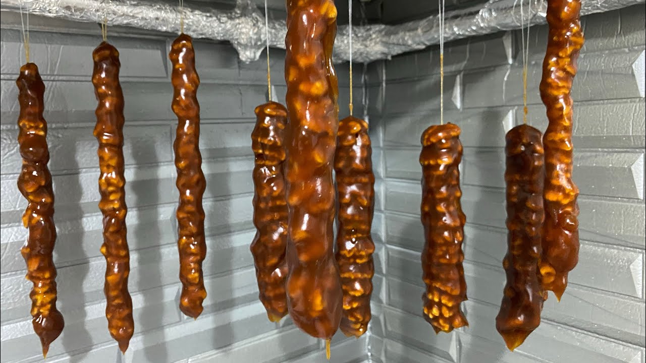 Cevizli sucuk evde nasıl yapılır?cevizli sucuk tarifi! Herkese sevilen ...