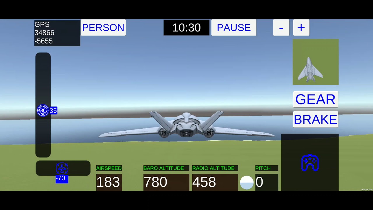 Blue throttle flying to the edge of the map - YouTube