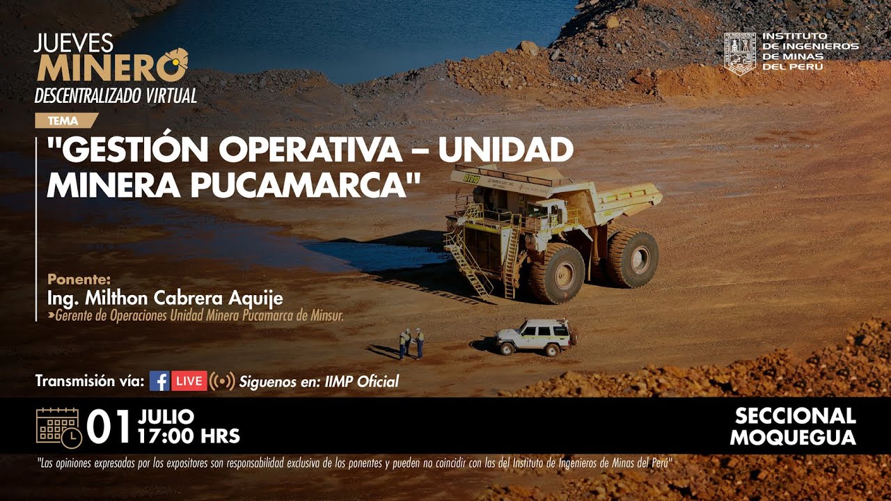Gestión Operativa - Unidad Minera Pucamarca - YouTube
