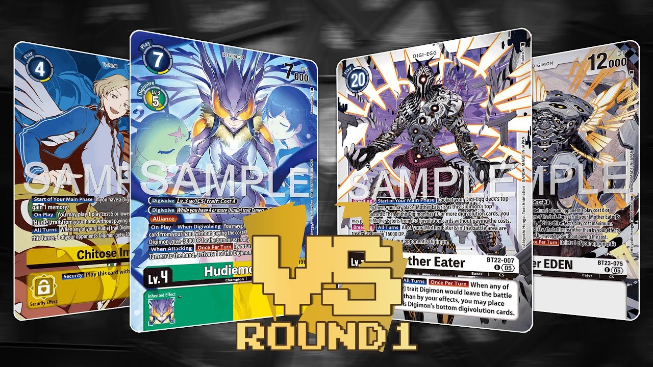 Hudiemon VS Eaters | BT23 | Digimon Card Game - YouTube