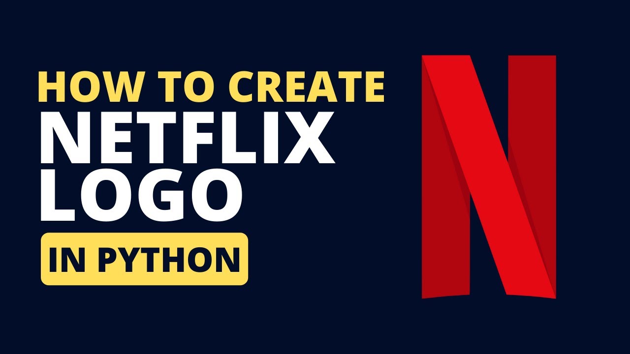 How to create #netflix #logo in #python | #pythontutorial #vscode #howto #programming - YouTube