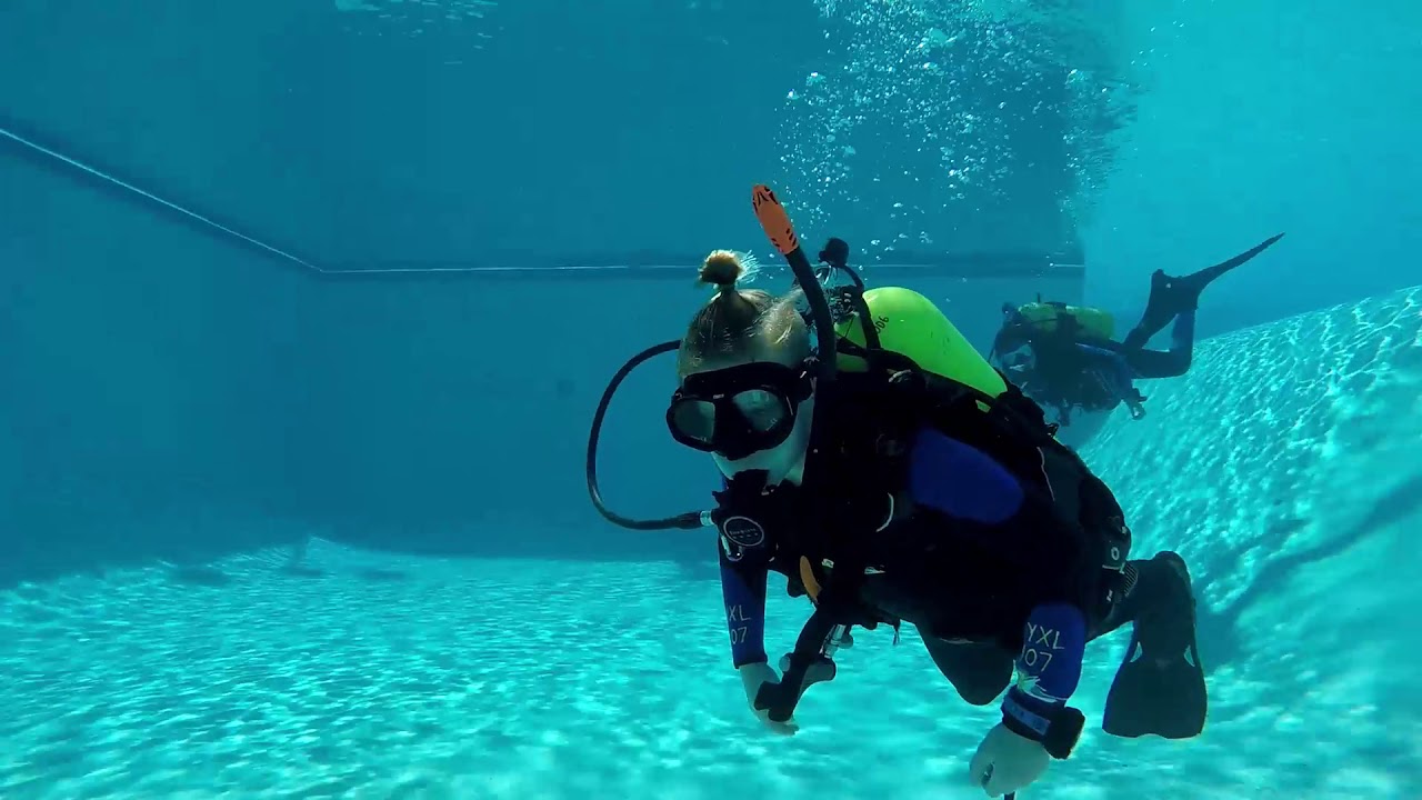 Scuba Pool Work - YouTube