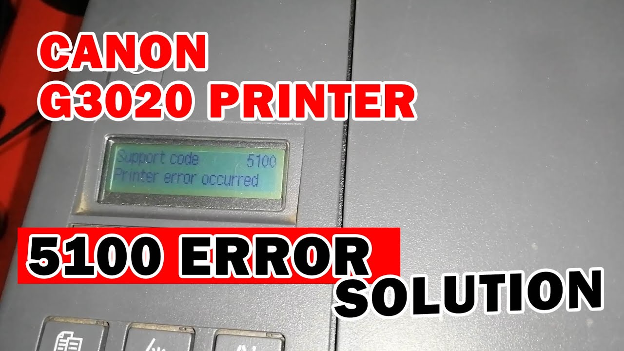 CANON G3020 5100 ERROR SOLUTION | CANON G3020 DISASSEMBLY | CANON G ...